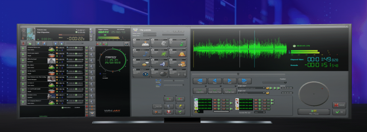 Professional Radio automation - WINJAY radio and TV automation